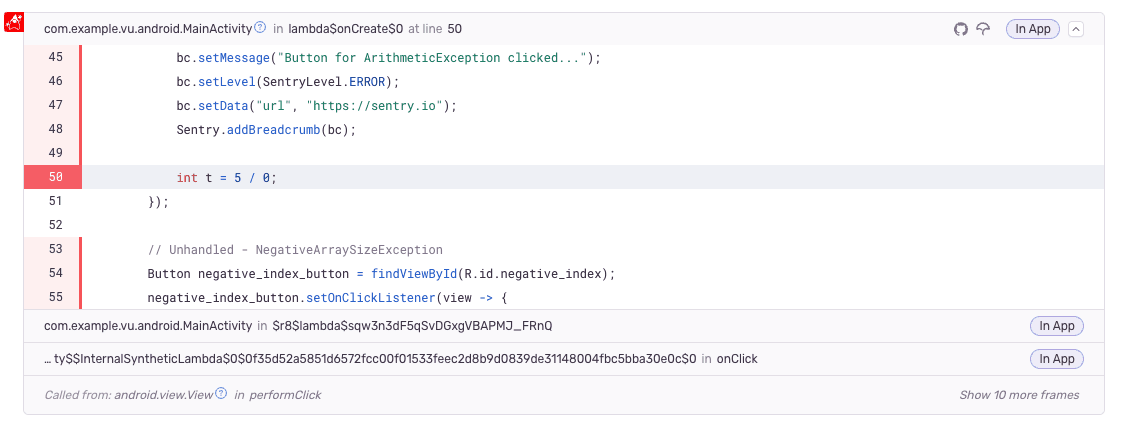Source Context | Sentry for Android