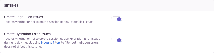 Replay Issues | Sentry for Next.js